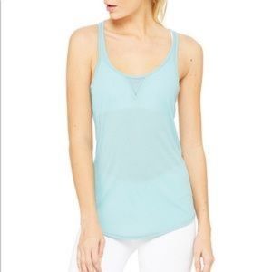 ALO Yoga Tops | Alo Current Tank White Fleck White | Poshmark